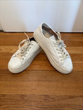 Soludos | Shoes | Soludos Ibiza Platform Sneakers Womens 8 White ...